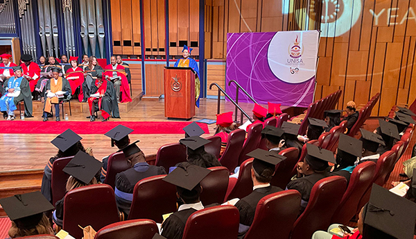 Returning to Unisa's autumn graduations